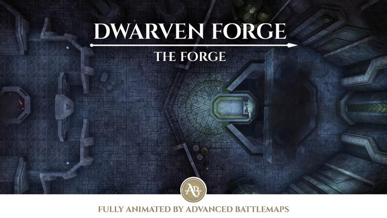 Animated Battlemap | Dwarven Forge - Part 4/4 the Forge - Dungeon and ...