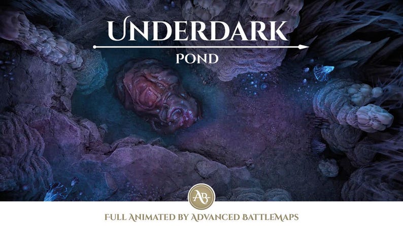 Animated Battlemap Underdark Complete Map-set Dungeon and Dragons - Etsy