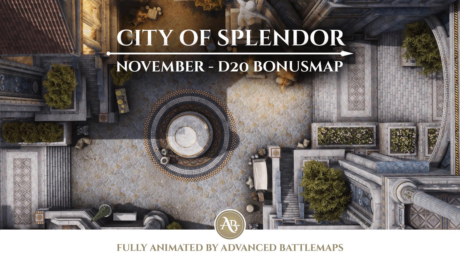 Animated Battlemap City of Splendor Part 4/4 Burning City Dungeon and ...