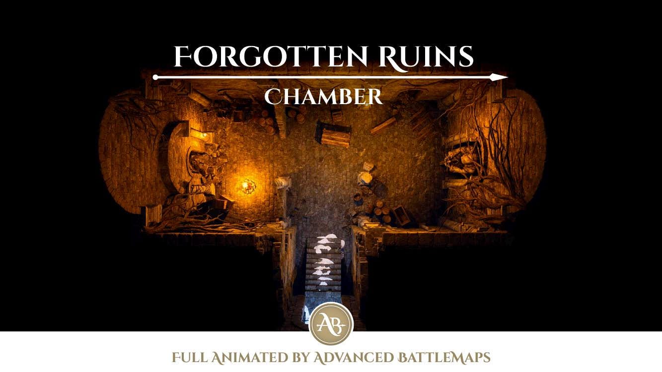 Animated Battlemap | Forgotten Ruins - Complete Map-set - Dungeon and ...