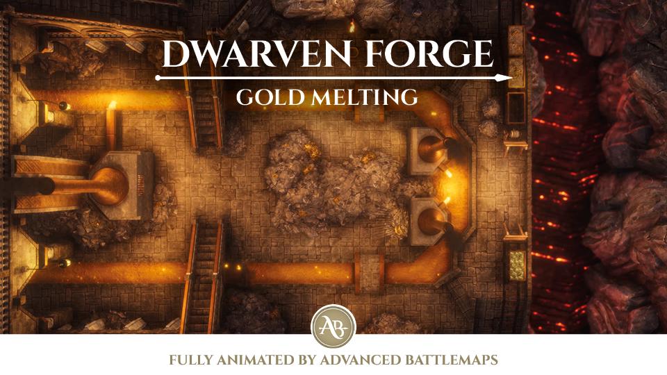 Animated Battlemap | Dwarven Forge - Complete Map-set - Dungeon and ...