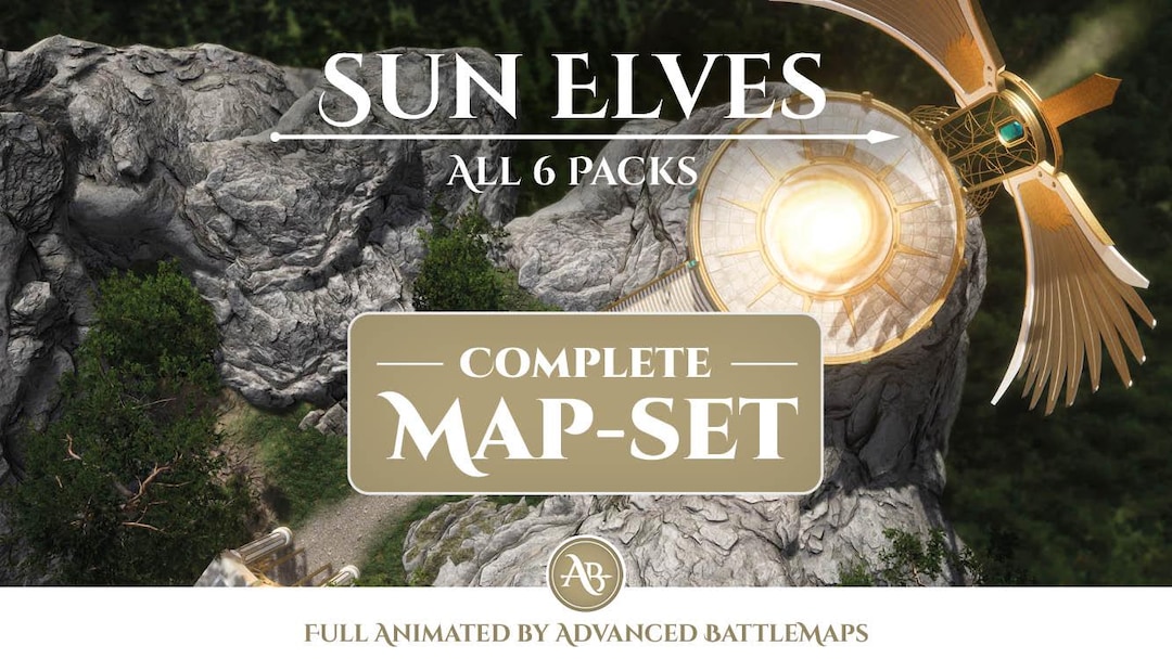 Animated Battlemap | Sun Elves - Complete Map-set - Dungeon and Dragons ...