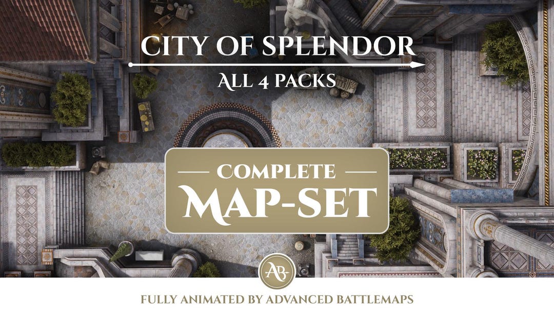 Animated Battlemap | City of Splendor - Complete Map-set - Dungeon and ...