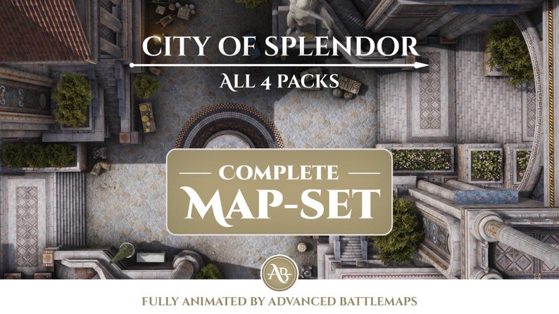 Animated Battlemap | City of Splendor - Complete Map-set - Dungeon and ...