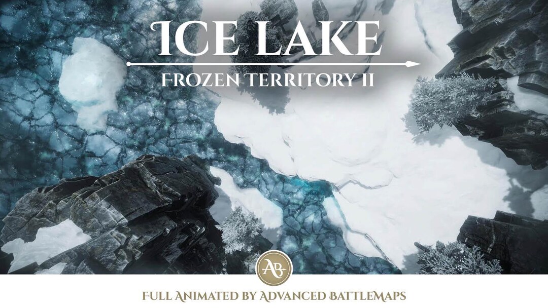 Animated Battlemap | Ice Lake - Part 2/4 Frozen Territory II - Dungeon ...