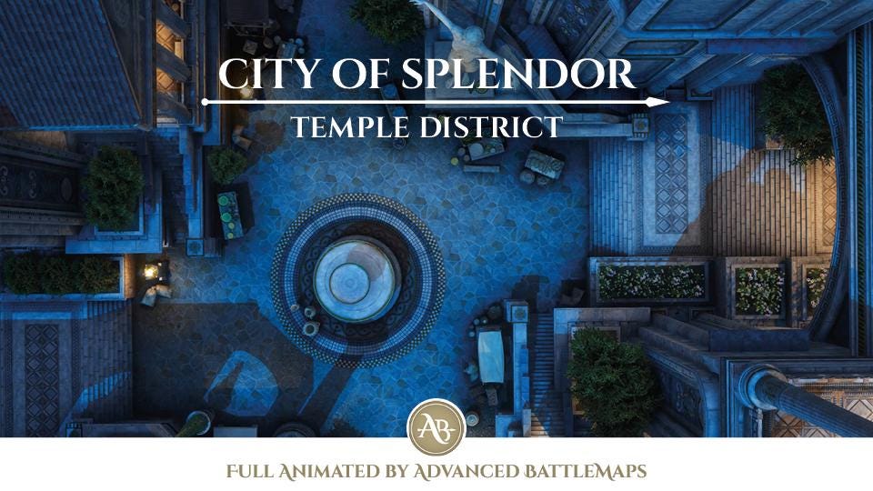 Animated Battlemap | City of Splendor - Complete Map-set - Dungeon and ...