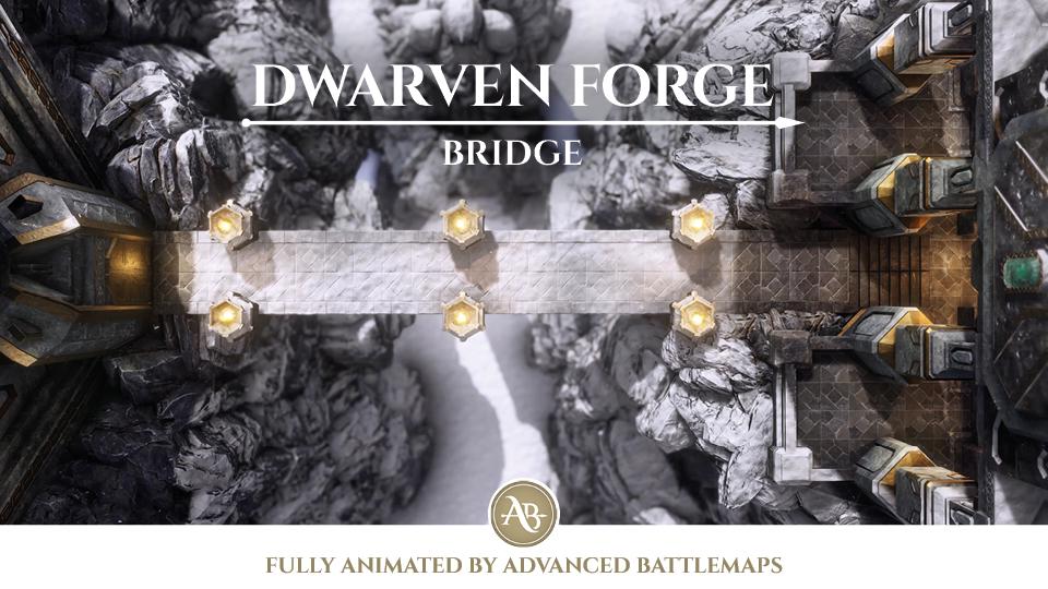 Animated Battlemap | Dwarven Forge - Part 2/4 Bridge - Dungeon and ...