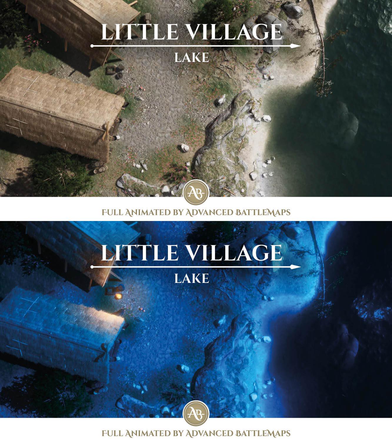 Animated Battlemap | Little Village - Complete Map-set - Dungeon and ...