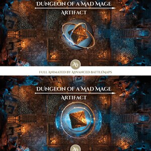 Animated Battlemap | Dungeon of A Mad Mage - Complete Map-set - Dungeon ...