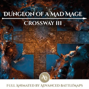 Animated Battlemap | Dungeon of A Mad Mage - Complete Map-set - Dungeon ...