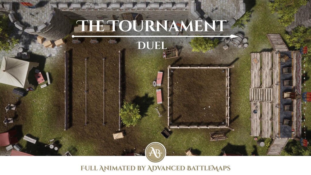 Animated Battlemap | the Tournament - Part 2/3 Duel - Dungeon and ...