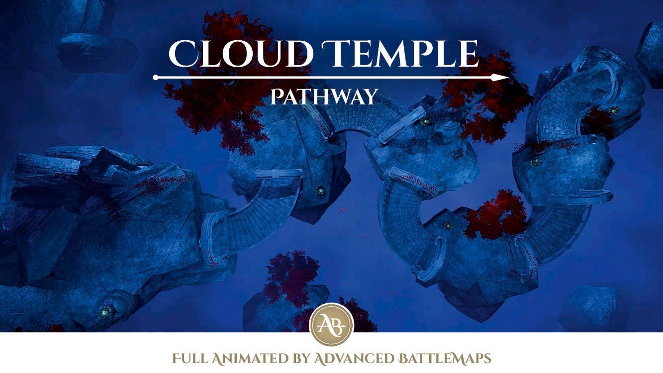 Animated Battlemap | Cloud Temple - Part 2/3 Pathway - Dungeon and ...