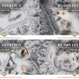 Animated Battlemap | Ruins Hideout - Complete Map-set - Dungeon and ...