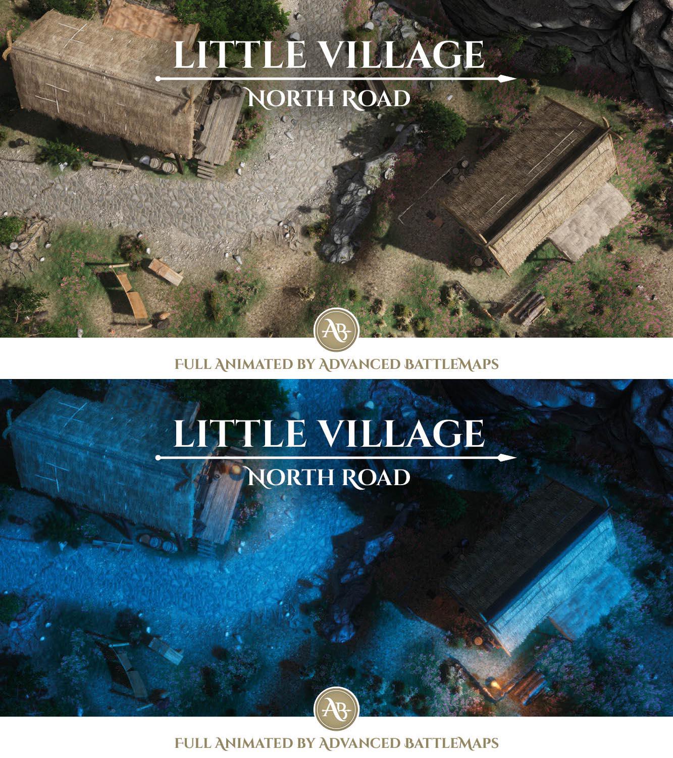 Animated Battlemap | Little Village - Complete Map-set - Dungeon and ...