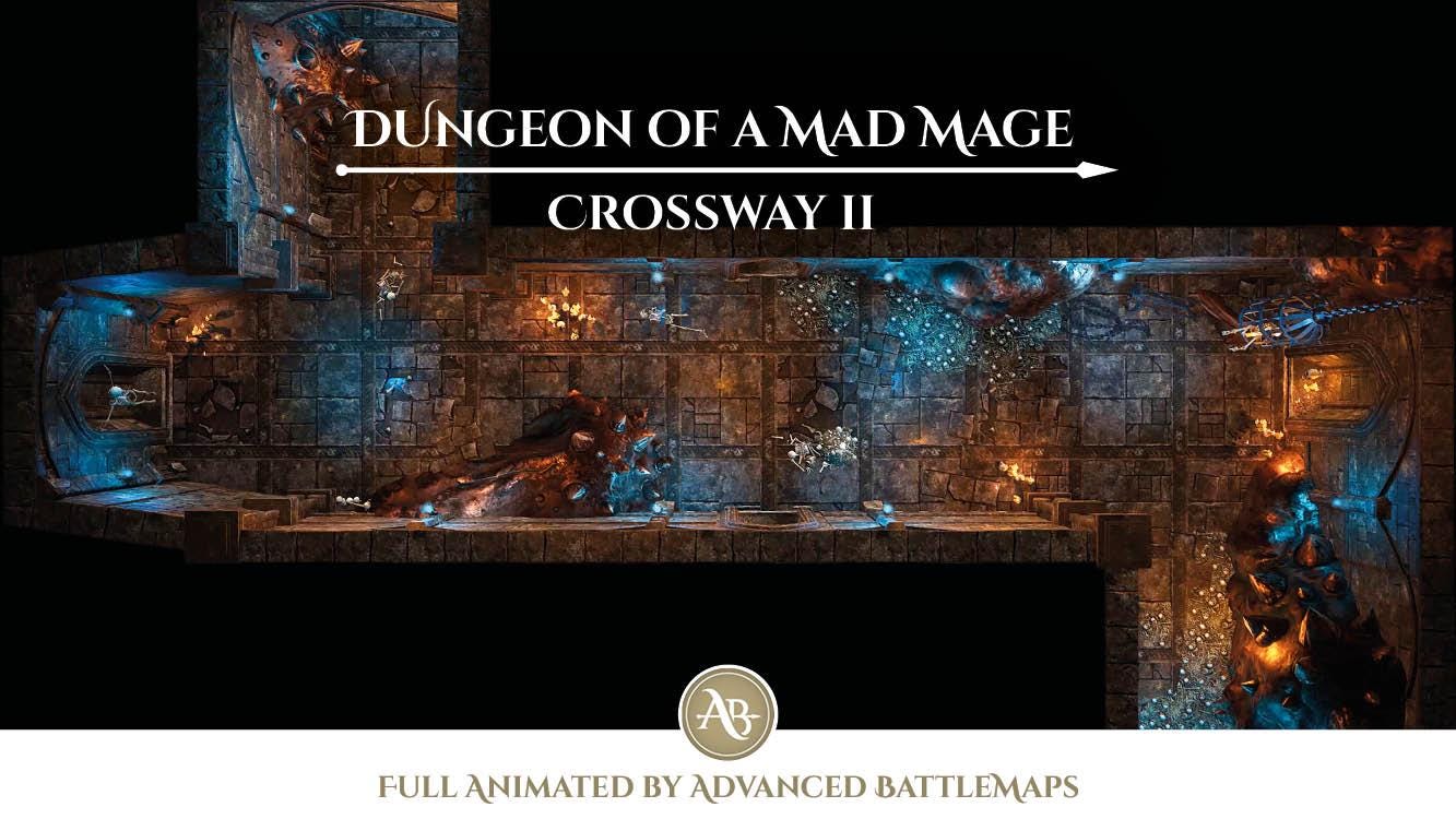 Animated Battlemap | Dungeon of A Mad Mage - Complete Map-set - Dungeon ...