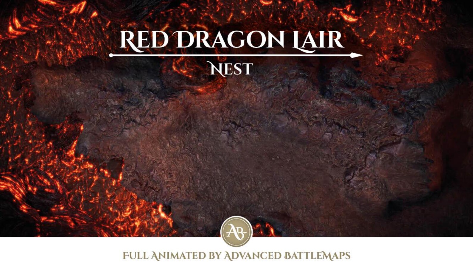 Animated Battlemap | Red Dragon Lair - Complete Map-set - Dungeon and ...