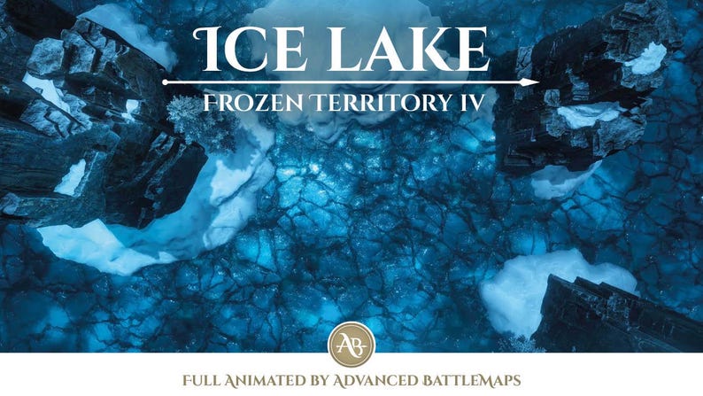 Animated Battlemap | Ice Lake - Part 4/4 Frozen Territory IV - Dungeon ...
