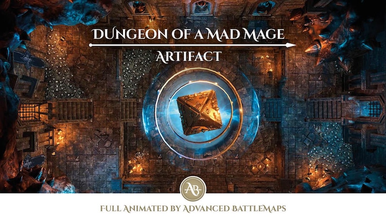 Animated Battlemap | Dungeon of A Mad Mage - Part 6/9 Artifact ...