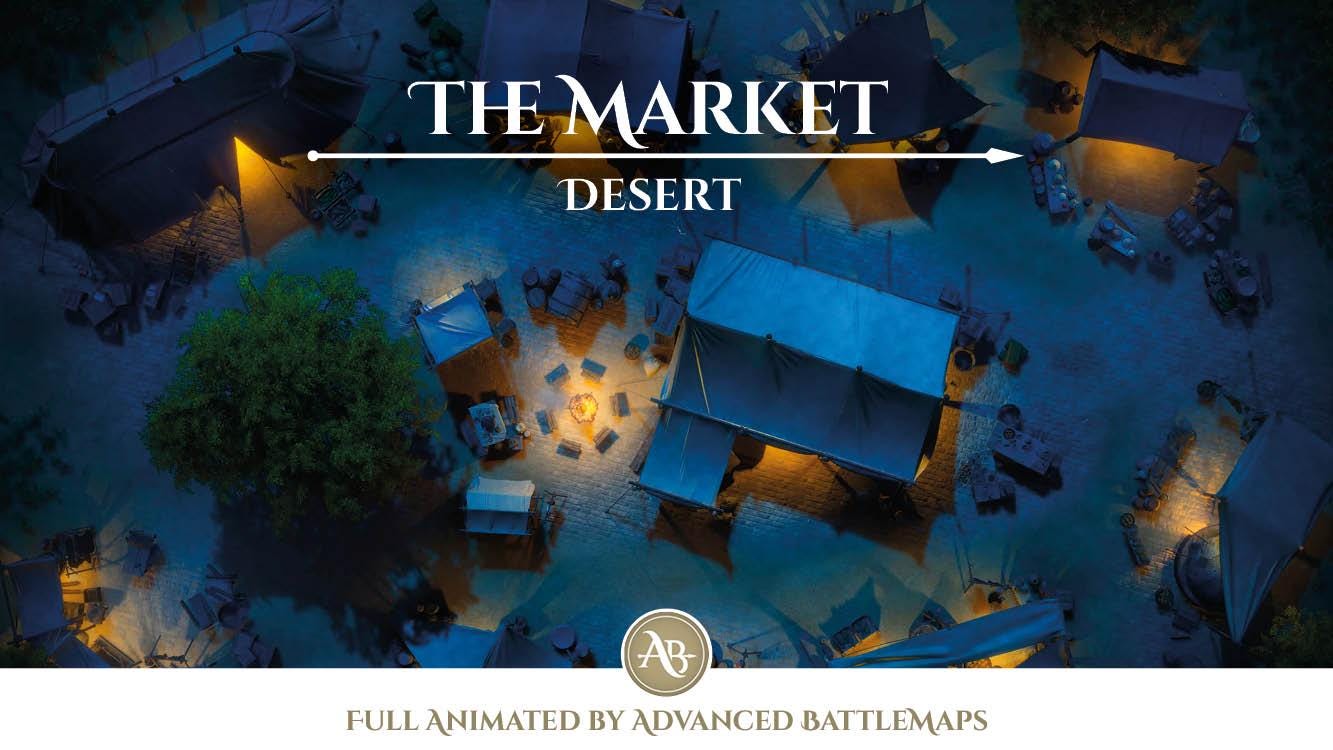 Animated Battlemap | the Market - Complete Map-set - Dungeon and ...
