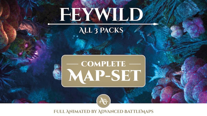 Animated Battlemap | Feywild - Complete Map-set - Dungeon and Dragons ...