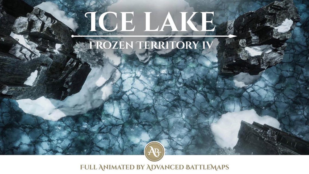Animated Battlemap | Ice Lake - Part 4/4 Frozen Territory IV - Dungeon ...