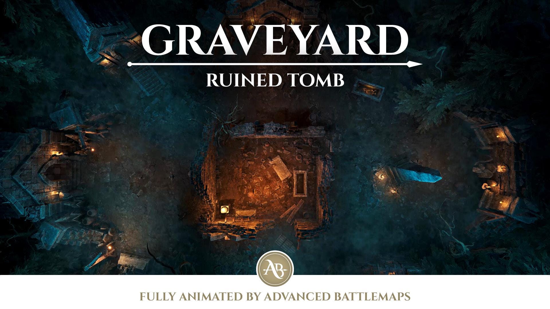 Animated Battlemap | Graveyard - Complete Map-set - Dungeon and Dragons ...