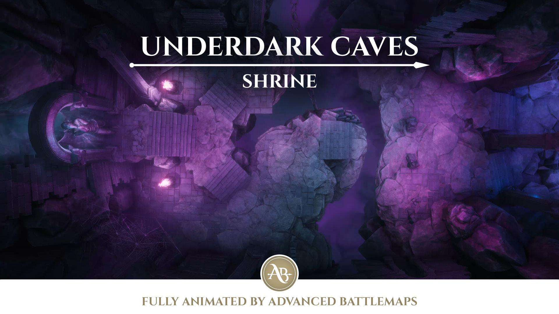 Animated Battlemap | Underdark Caves - Complete Map-set - Dungeon and ...