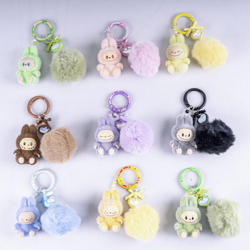 Labubu Key Ring - Etsy UK