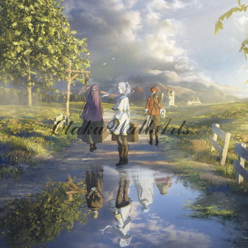 Frieren Stark Fern Poster - Etsy