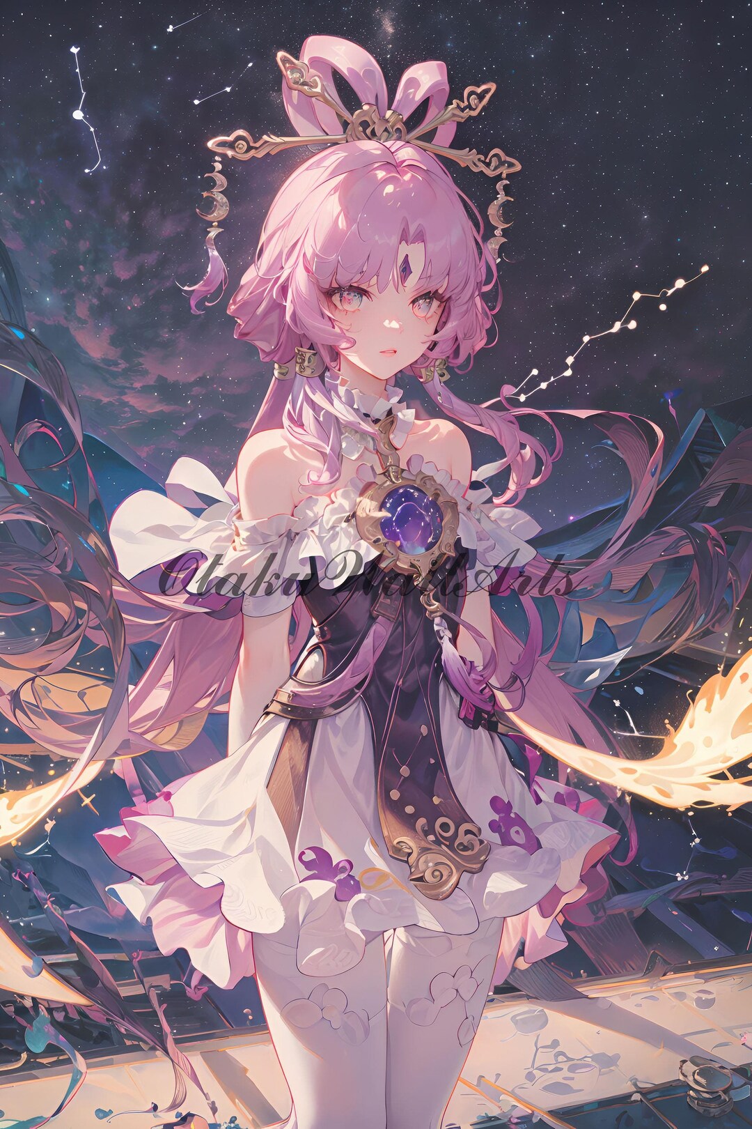 Honkai Star Rail Fu Xuan 12"x18" Portrait Poster Prints, FREE Keychain ...