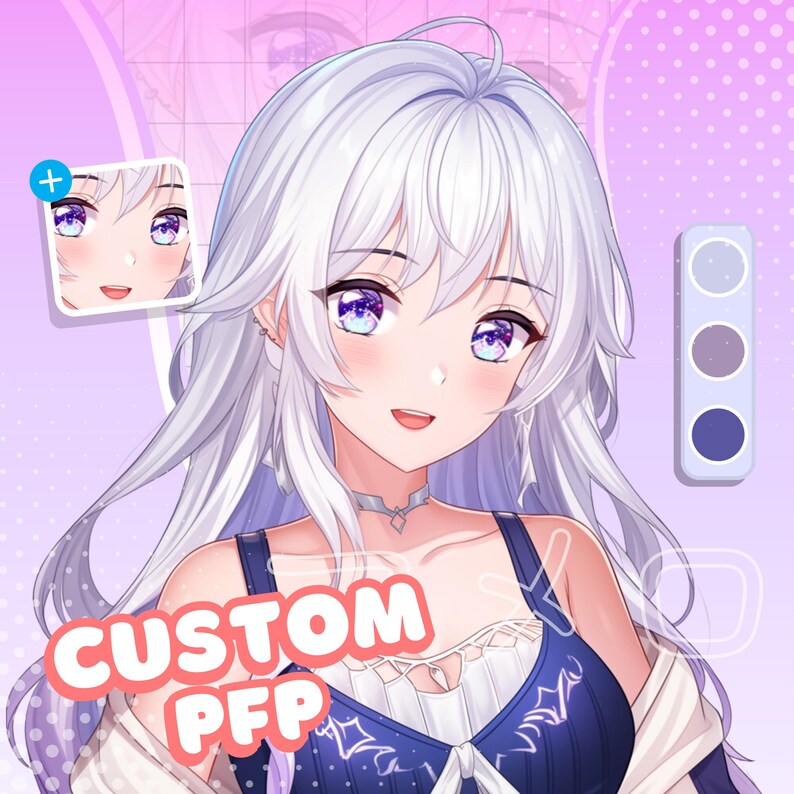 Custom PFP Pfp Anime Profile Icon Anime PFP Commission Custom PFP Art ...