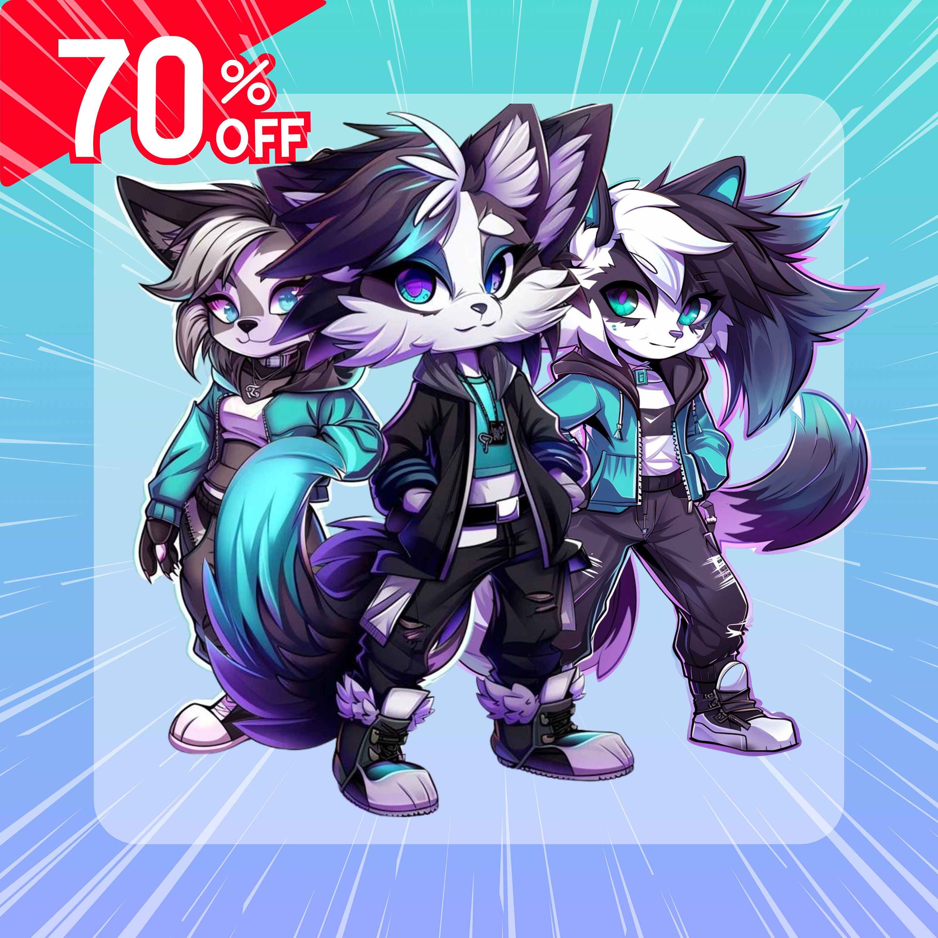 Custom Furry Art Commission, Furry Model, Illustration Furry Character ...