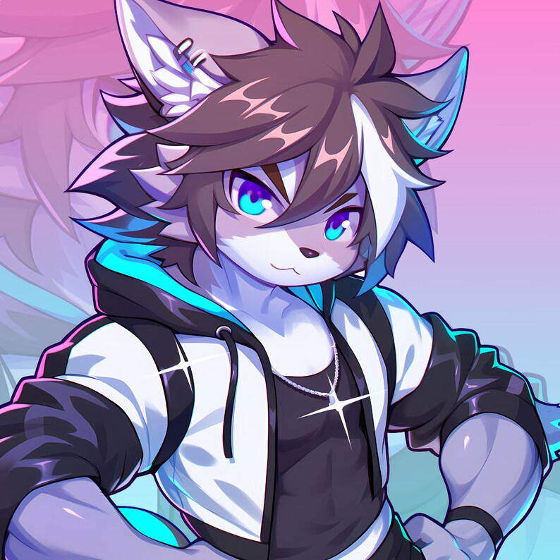 Custom Furry Art Commission, Furry Model, Illustration Furry Character ...