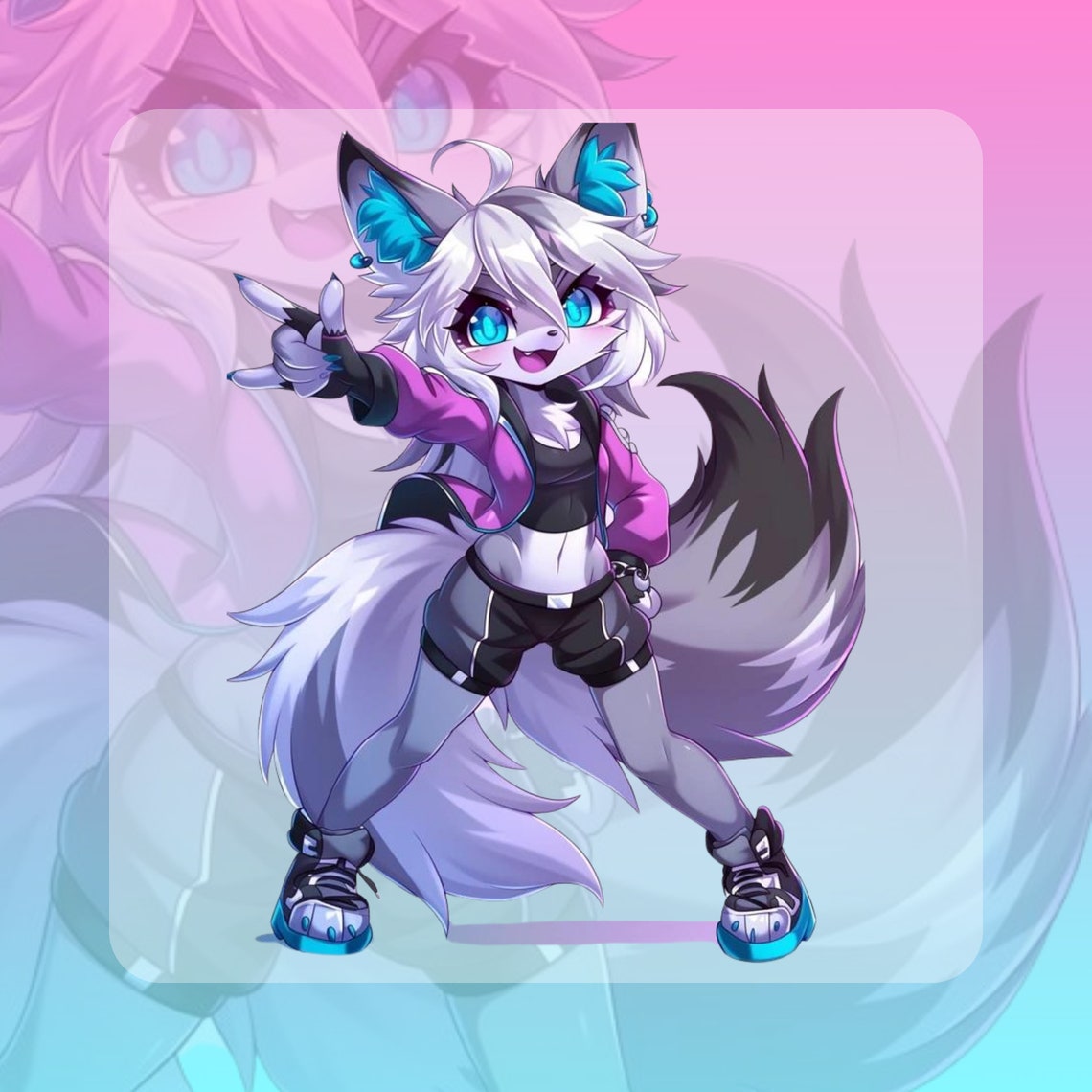 Custom Furry Art Commission, Furry Model, Illustration Furry Character ...