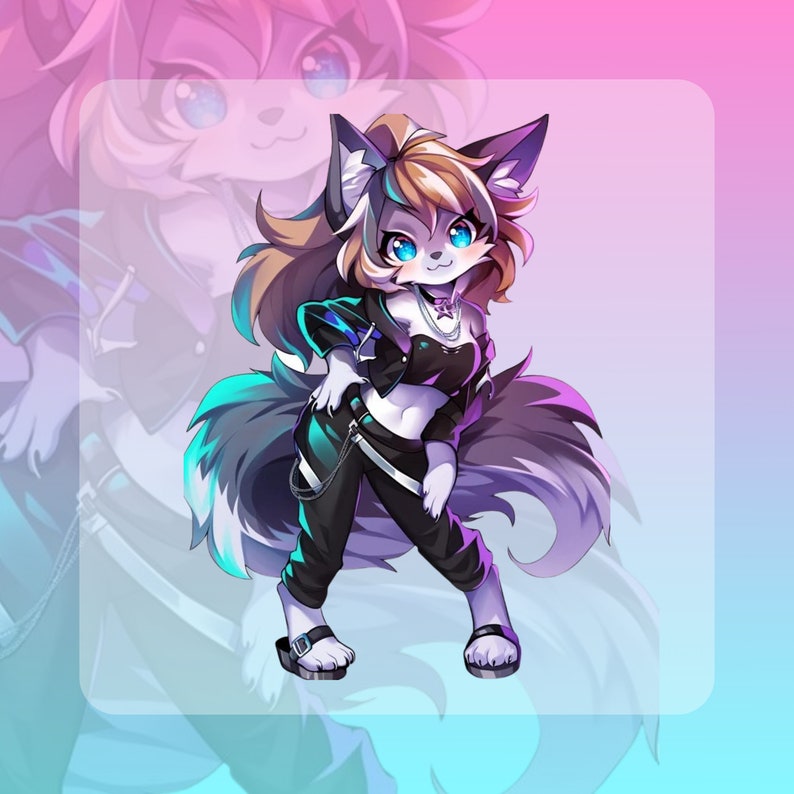 Custom Furry Art Commission, Furry Model, Illustration Furry Character ...