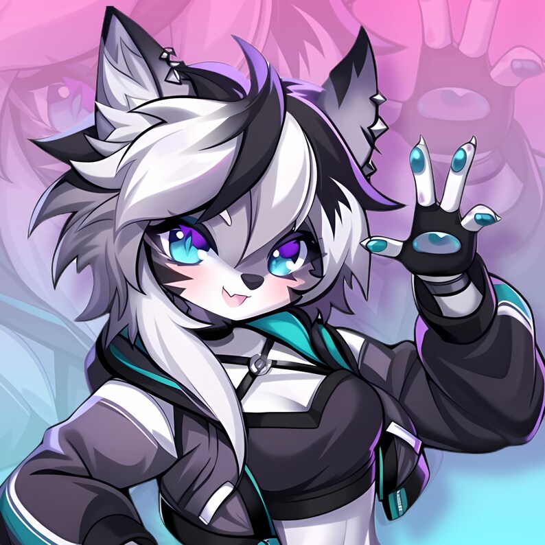 Custom Furry Art Commission, Furry Model, Illustration Furry Character ...