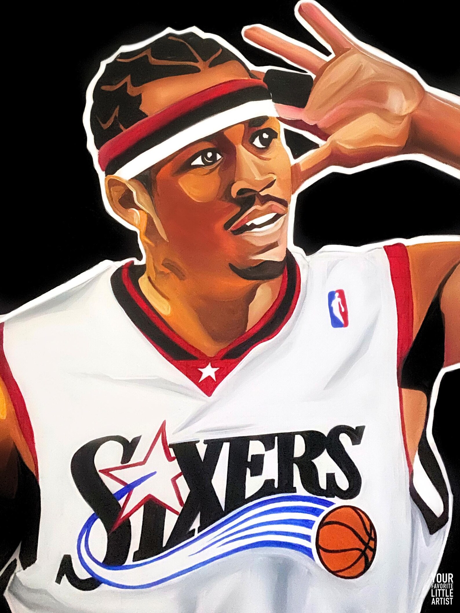 Allen Iverson Art Print Poster - Etsy