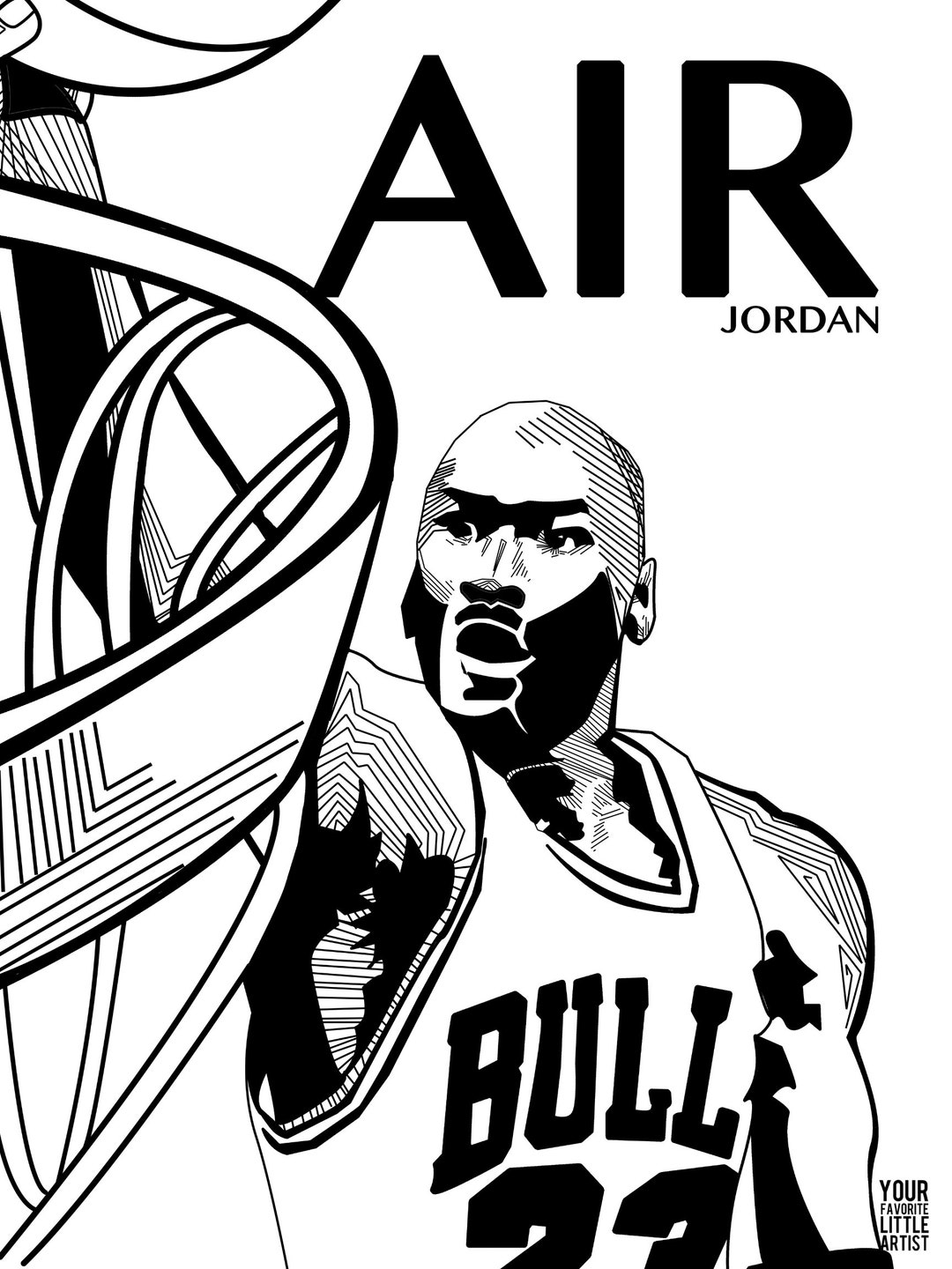 Michael Jordan Art Print Poster - Etsy