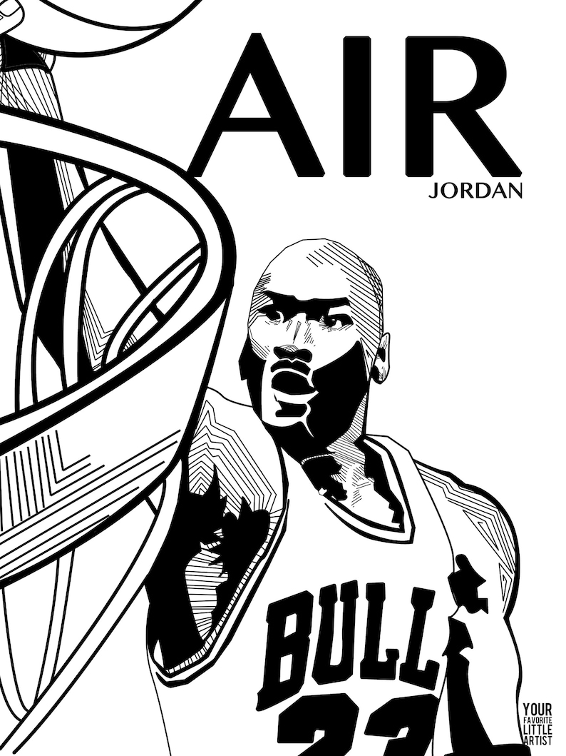 Michael Jordan Art Print Poster - Etsy