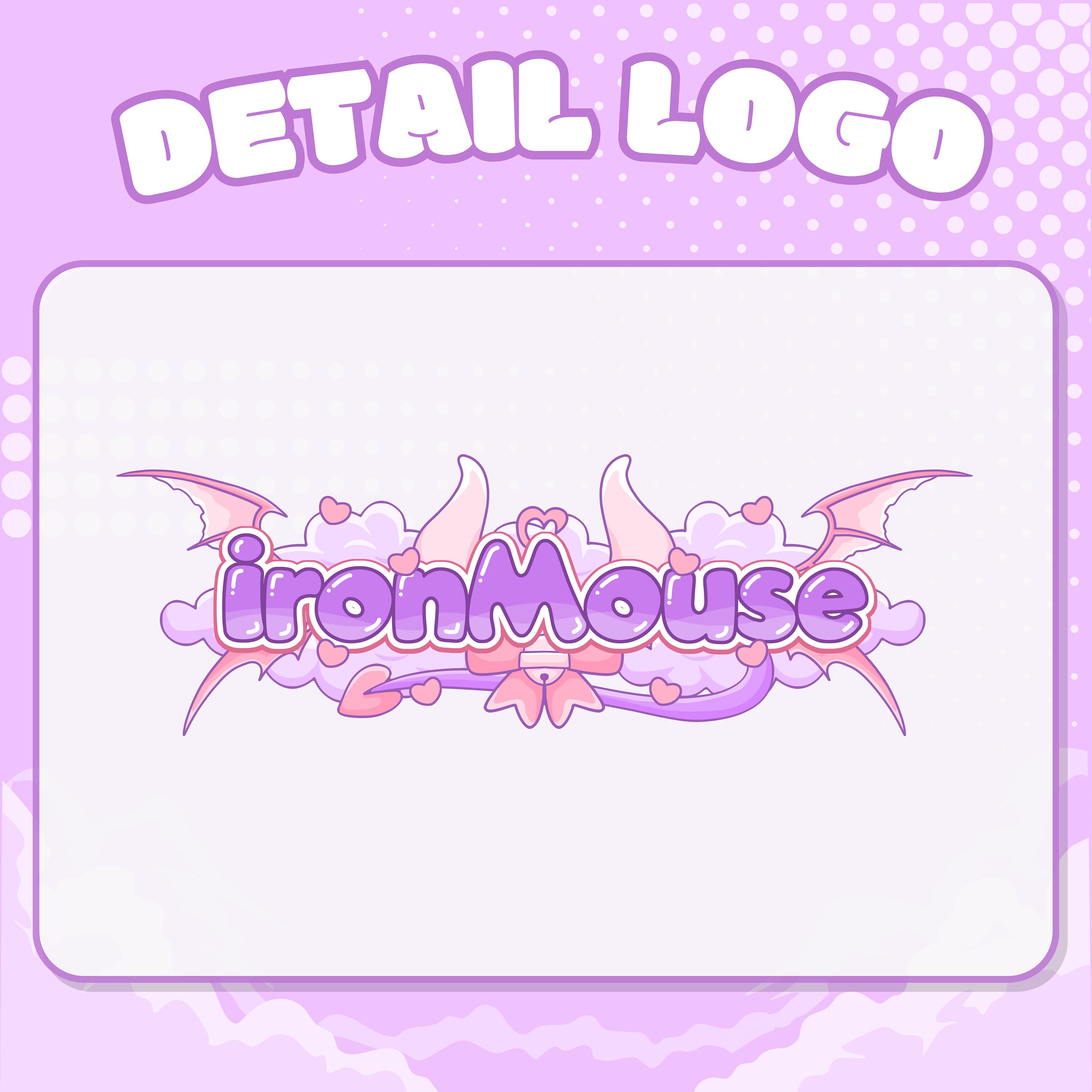 Custom Vtuber Logo Vtuber Logo Kawaii Logo Animated Logo Stream Twitch ...