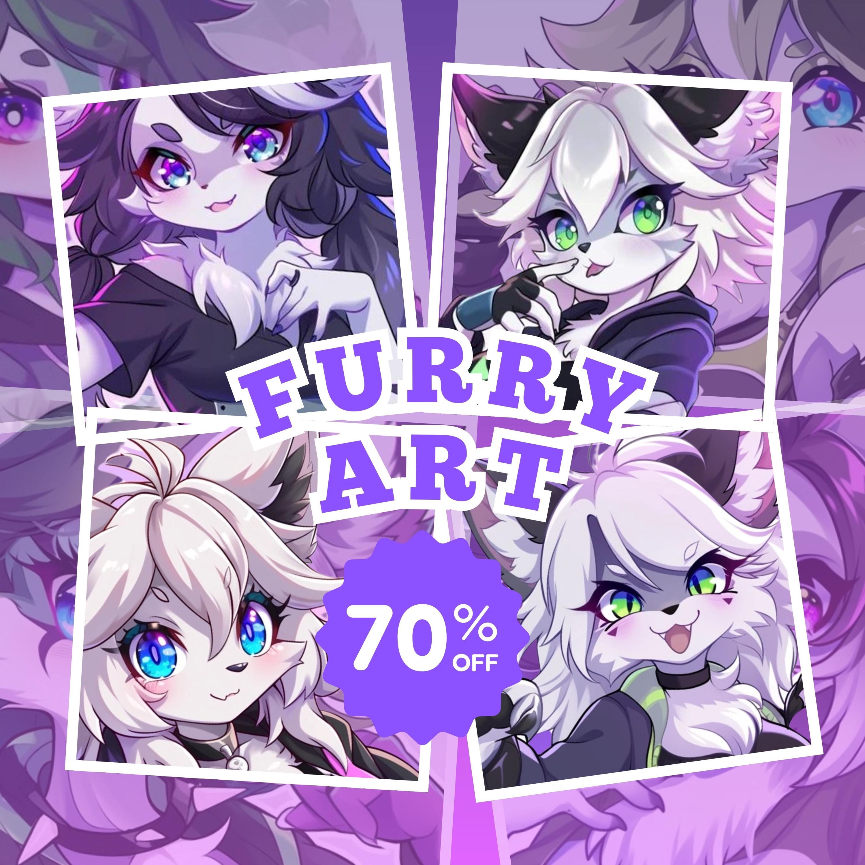 Custom Furry Art Commission Furry Model Illustration Furry Character Commission Furry Twitch ...