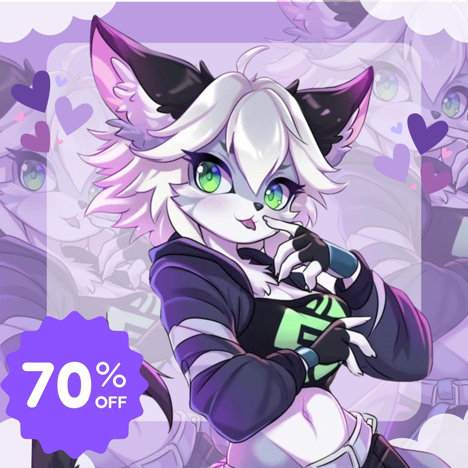 Custom Furry Art Commission Furry Model Illustration Furry Character Commission Furry Twitch ...
