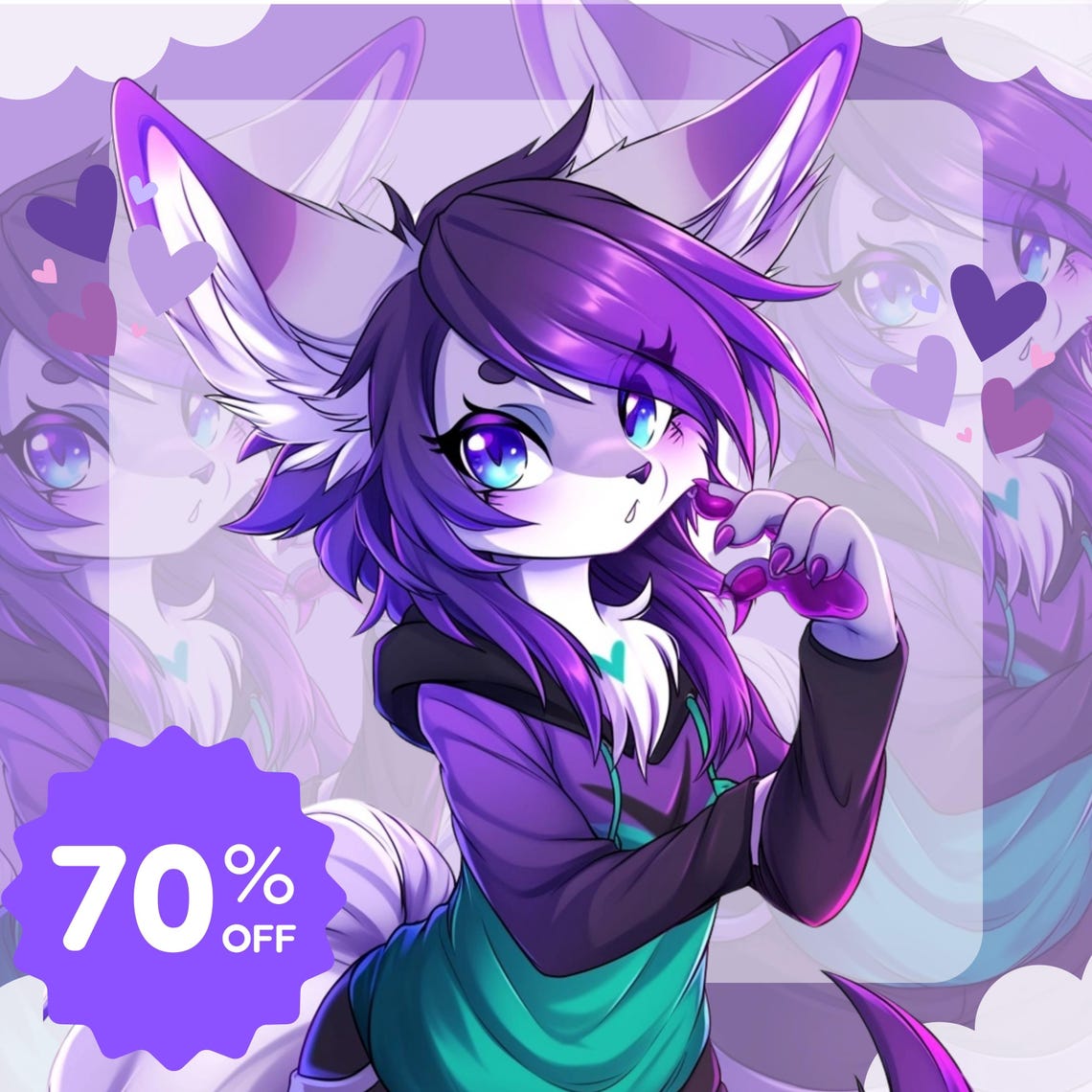 Custom Furry Art Commission Furry Model Illustration Furry Character ...