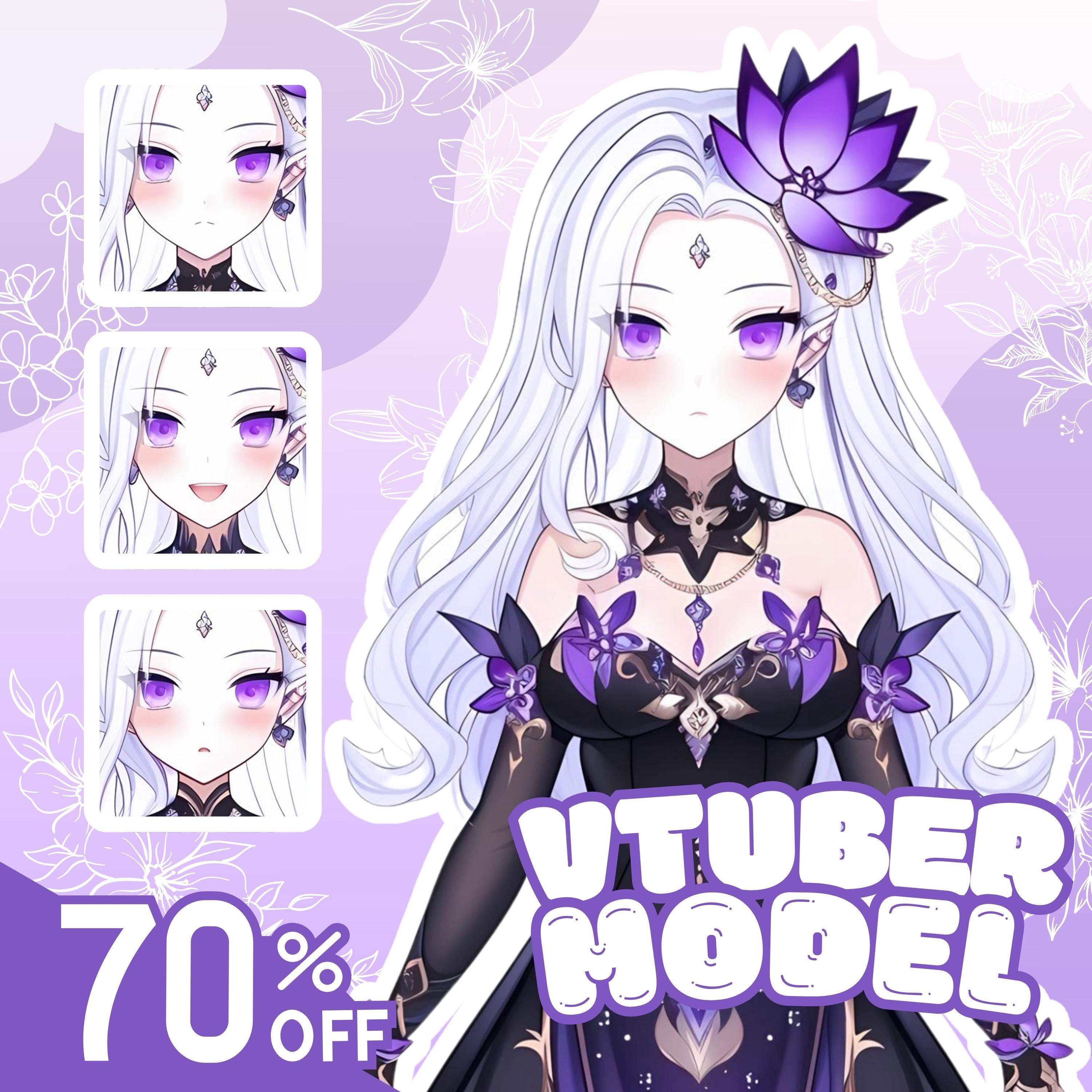 CUSTOM Vtuber Model for Commercial Use Live 2D Vtuber Model Vtuber ...
