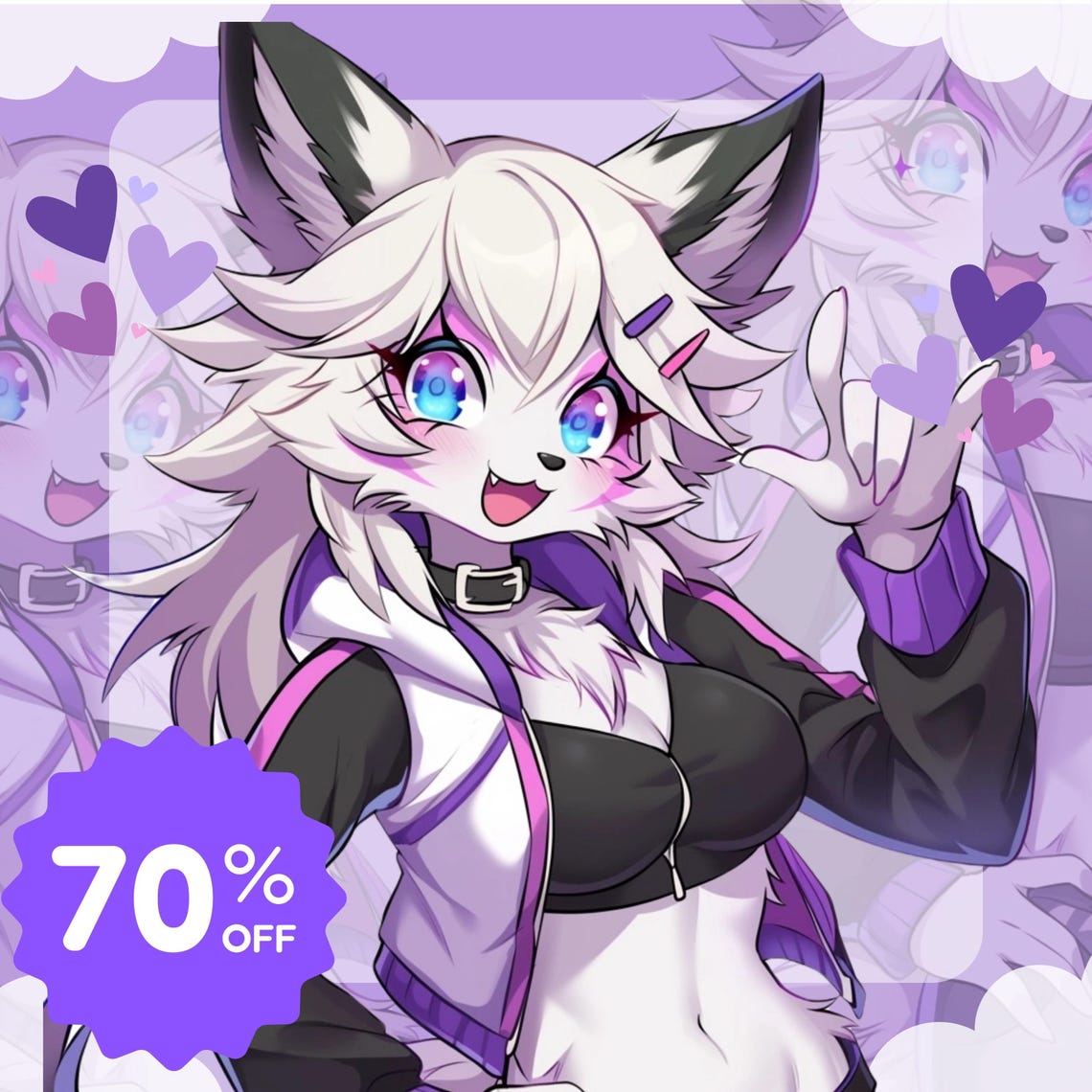 Custom Furry Art Commission Furry Model Illustration Furry Character ...