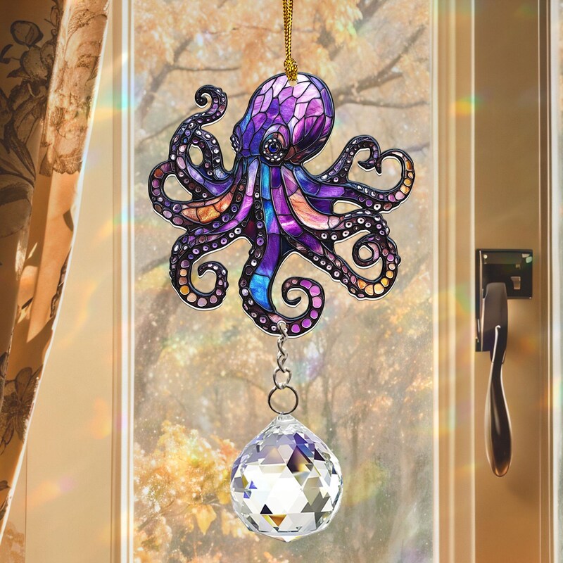 Blown Glass Octopus - Etsy