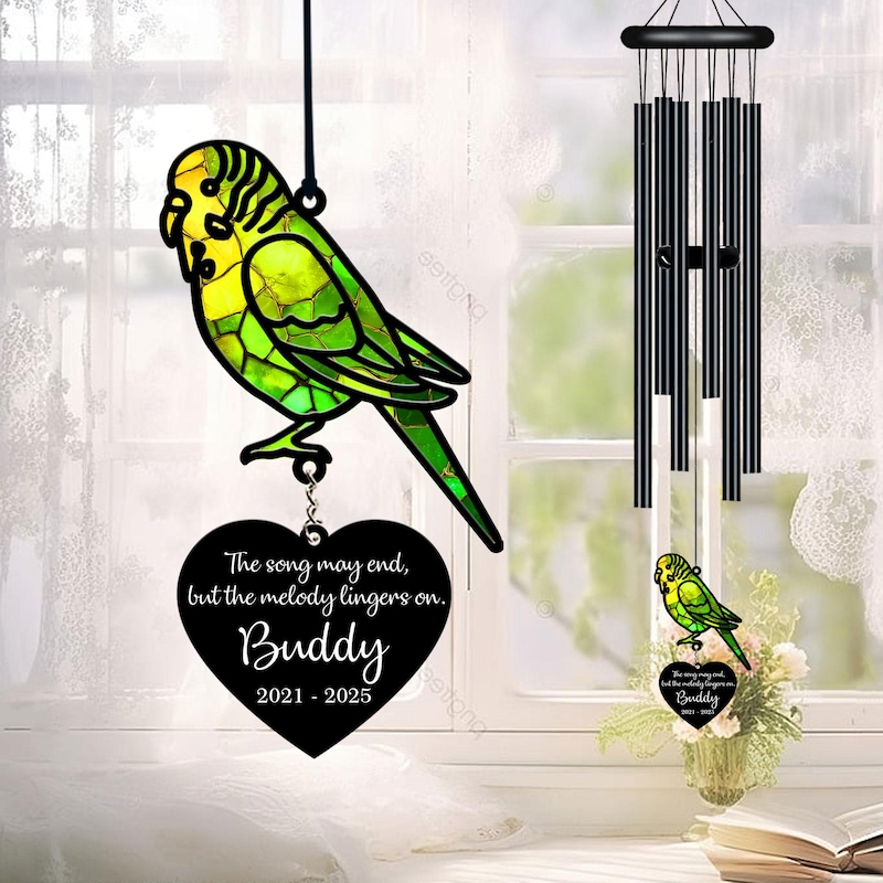 Parakeet Memorial - Etsy