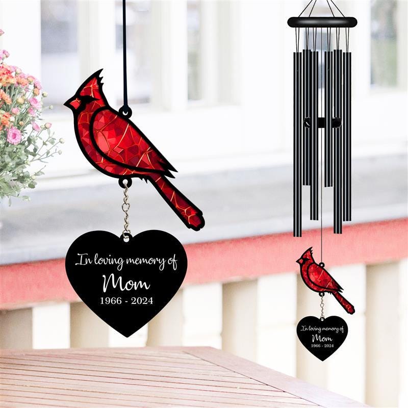 Cardinal Wind Chimed - Etsy