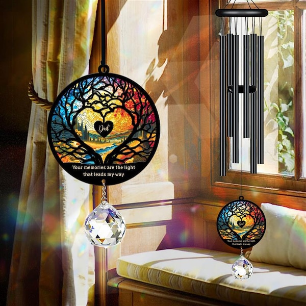 Glass Bead Wind Chime - Etsy