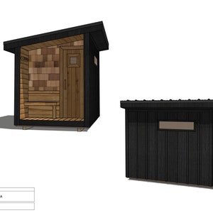 DIY Sauna Plans- FULL DRAWINGS - Etsy